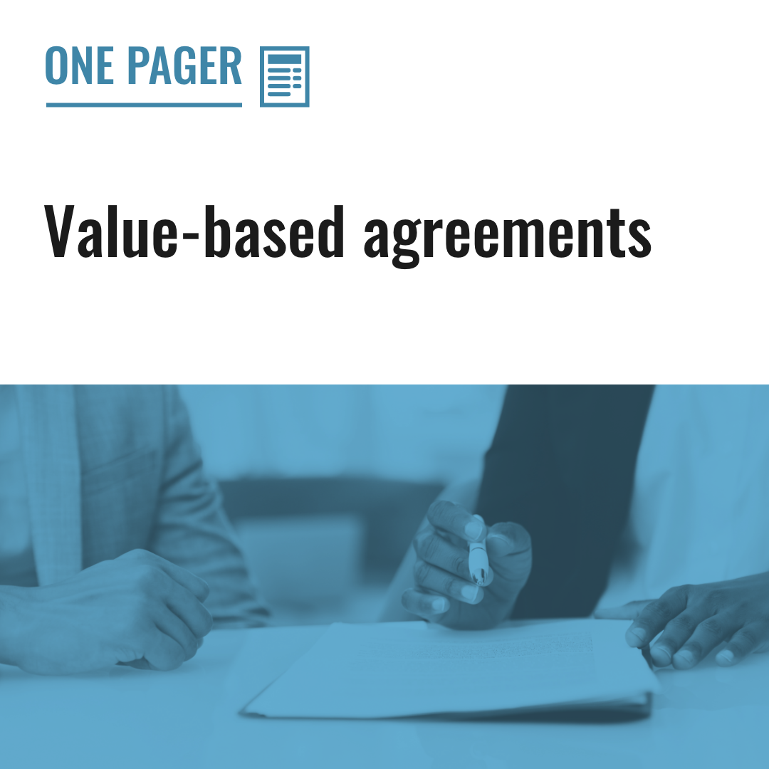 Value-based agreements