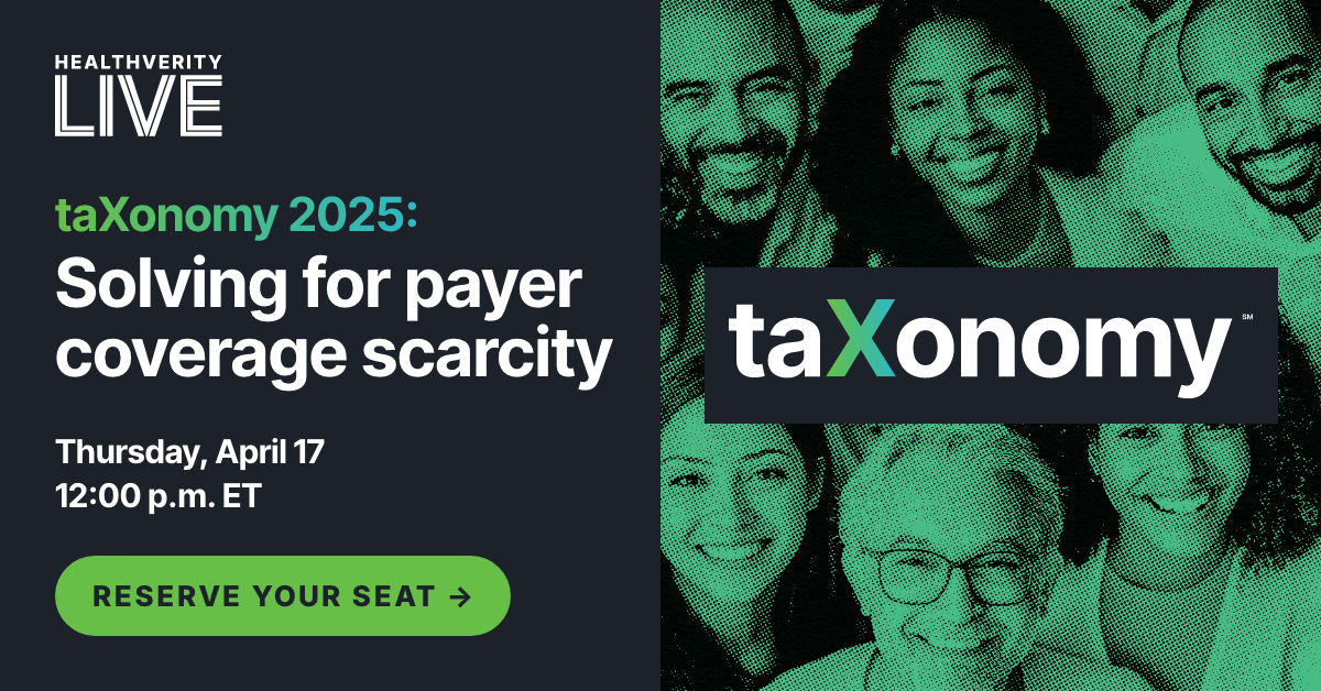 taXonomy 2025: Solving for payer coverage scarcity