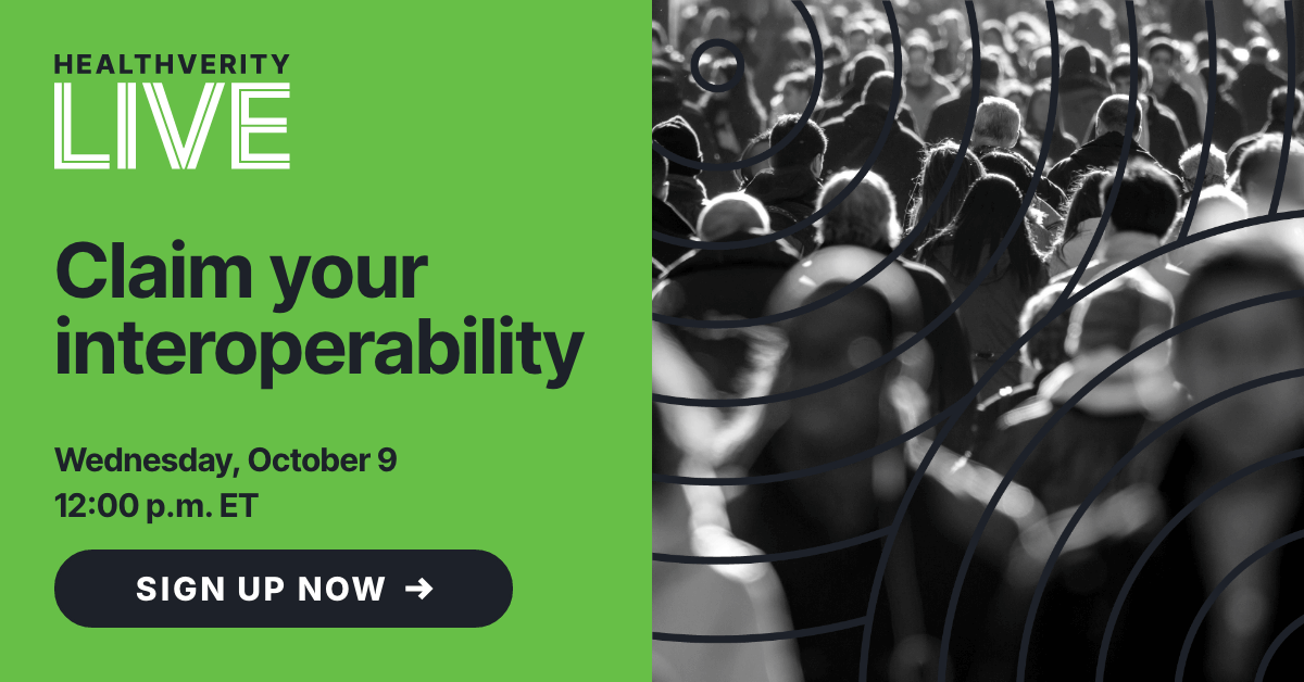HealthVerity LIVE: Claim your interoperability